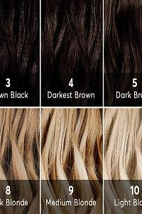 blonde highlight chart